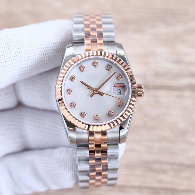 Luxury Ladies Automatic Mechanical Watch With Diamond Strap From ...