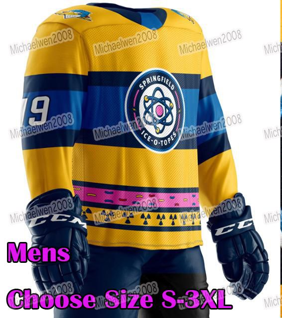 Sj98 Custom Springfield Thunderbirds AHL Hockey Jersey Matthew Peca Sam ...