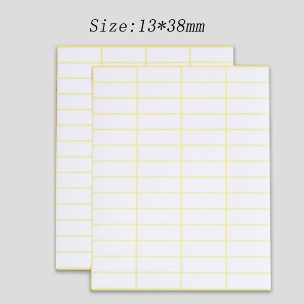 Buy Dropship Products Of 15 Sheet/Pack White Sticker Rectangle Adhesive ...