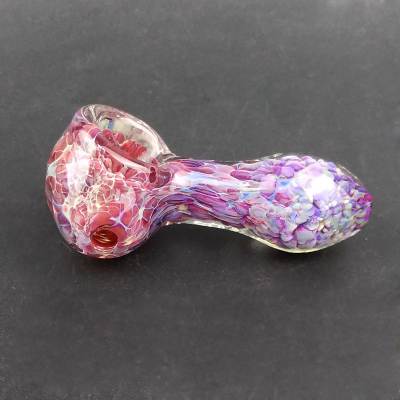 Art & Collectibles Pretty in Pink Glass Spoon Pipe Collectibles etna.com.pe
