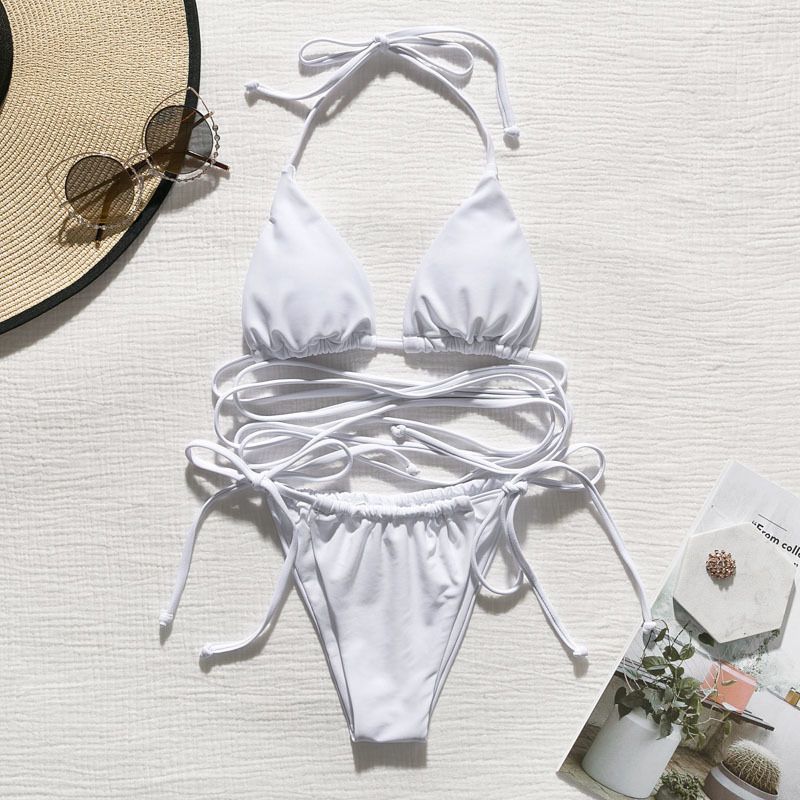 2020 Brazilian Micro Bikini Thong Extreme Bandage Sexy Swimsuit Female ...
