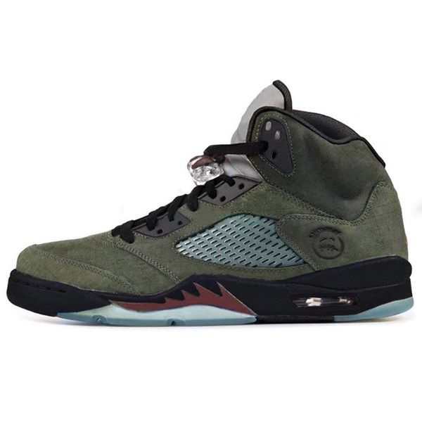 Mens 5S 5 Friends & Family Basketball Shoes DMP Raring Bull Pack Red ...