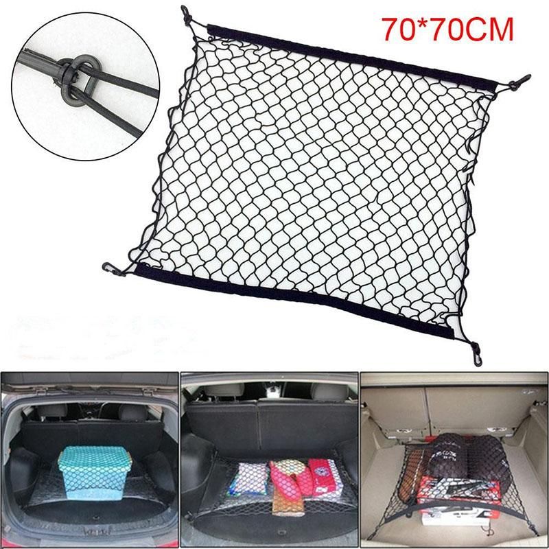 Car Organizer 4 HOOKS AUTO TRUNK CARGO NET LUGGAGE MESH For Mini Cooper ...