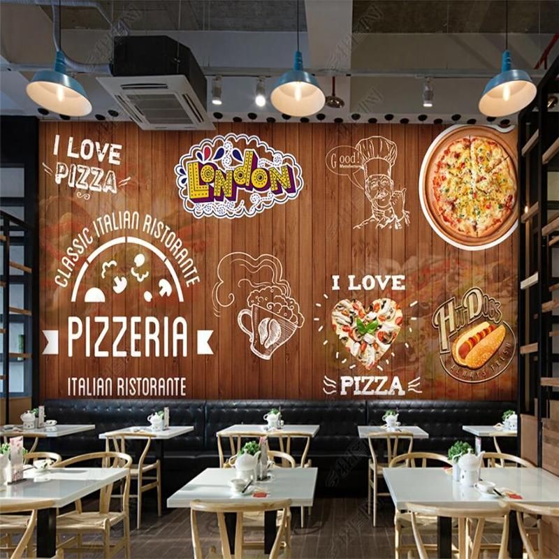 Fast Food Restaurant Wall Design