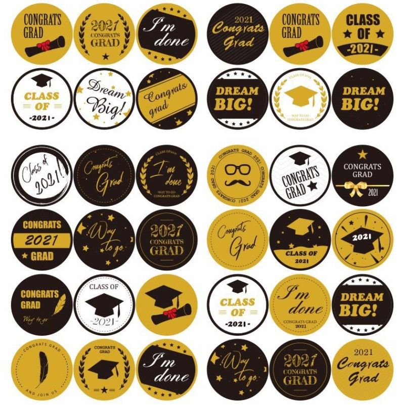 Scrapbooking Supplies Graduation Congrats Handmade Sticker Gift Boxes ...