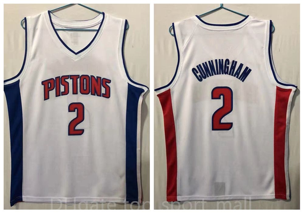 New Draft Pick 2 Cade Cunningham Jersey Basketball 33 Grant Hill 11 ...