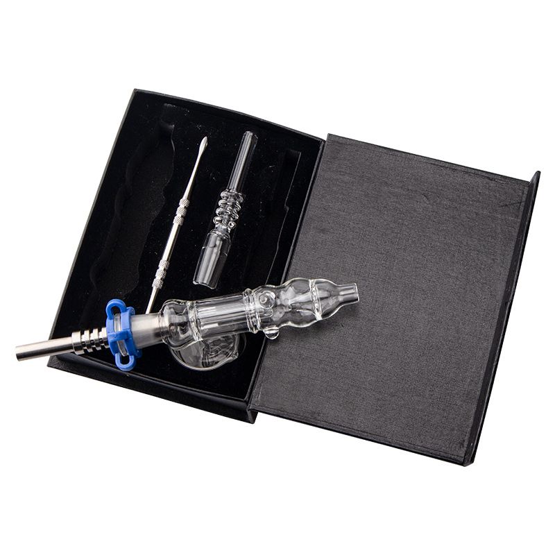 Wholesale NC046 Glass Bong With Double Tips, Titanium Quartz Ceramic ...