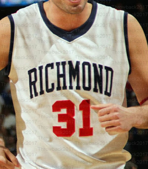 Custom Richmond Spiders Basketball Jerseys Jacob Gilyard Nick Sherod ...