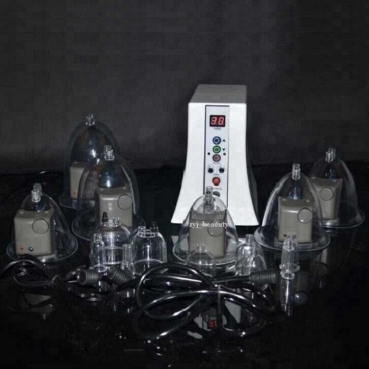 Body Shaping 35Cups Vacuum Therapy Massager Machine For Breast ...