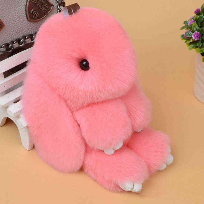 HOT Kawaii Cute Real Life Rabbit Animal Fur Doll Plush Toy Kids ...