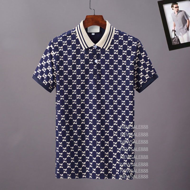 2021 Mens Stylist Polo Shirts Luxury Italy Men Clothes Short Sleeve ...