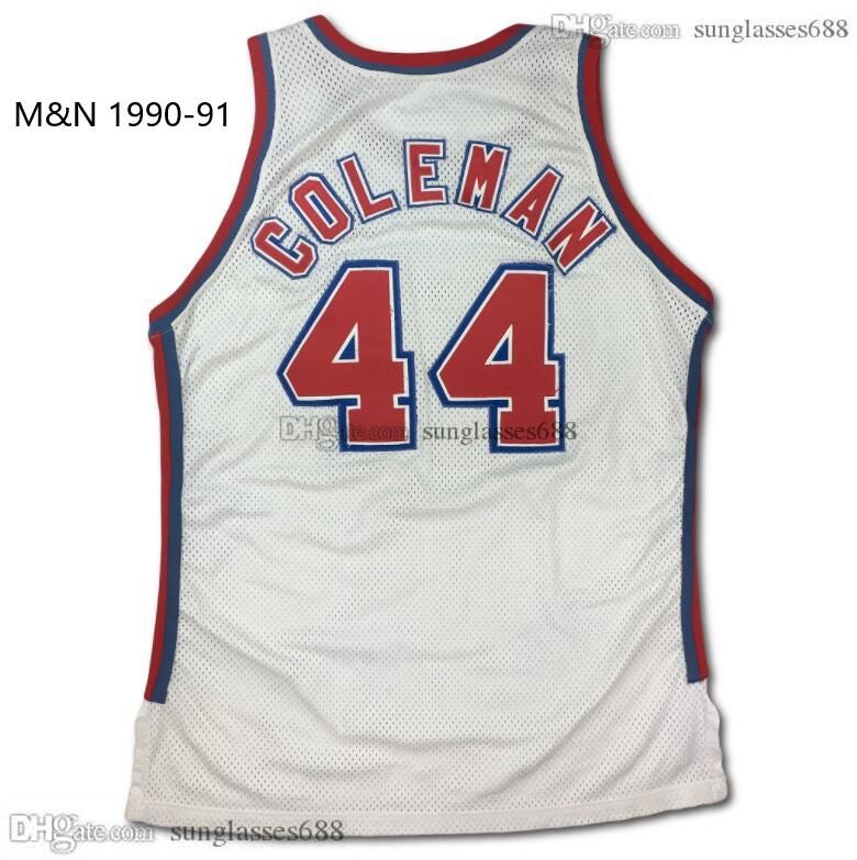 Stitched Classic Retro Jersey Derrick Coleman Mitchell And Ness 1990 91 ...