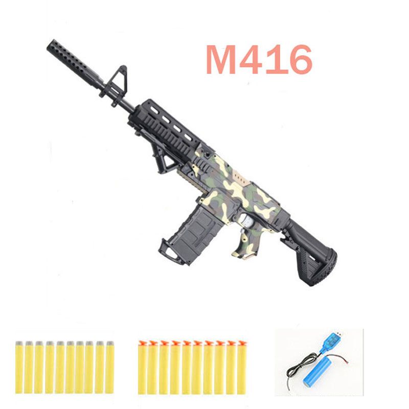 M416 Electric Burst Toy Gun Soft Bullet EVA Multi Mode Firing ...