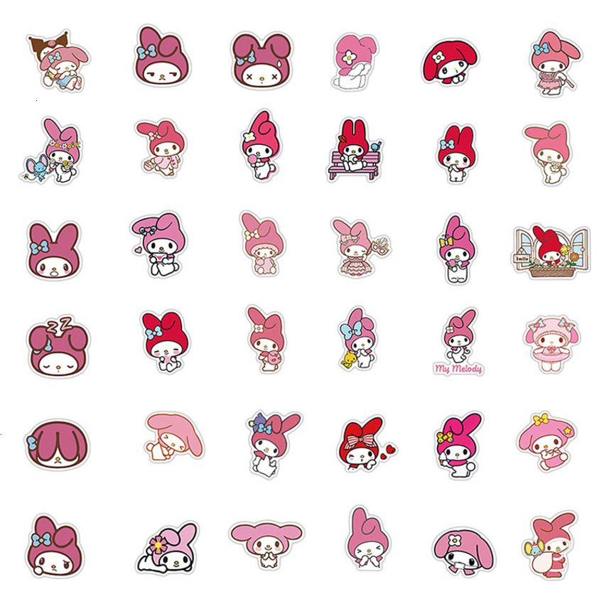 Kawaii My Melody Stickers Craft Supplies & Tools Stickers ...