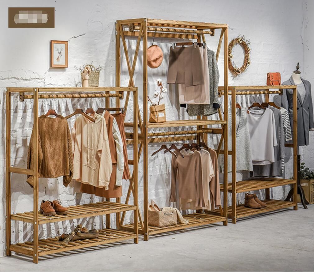Rustic Clothing Displays