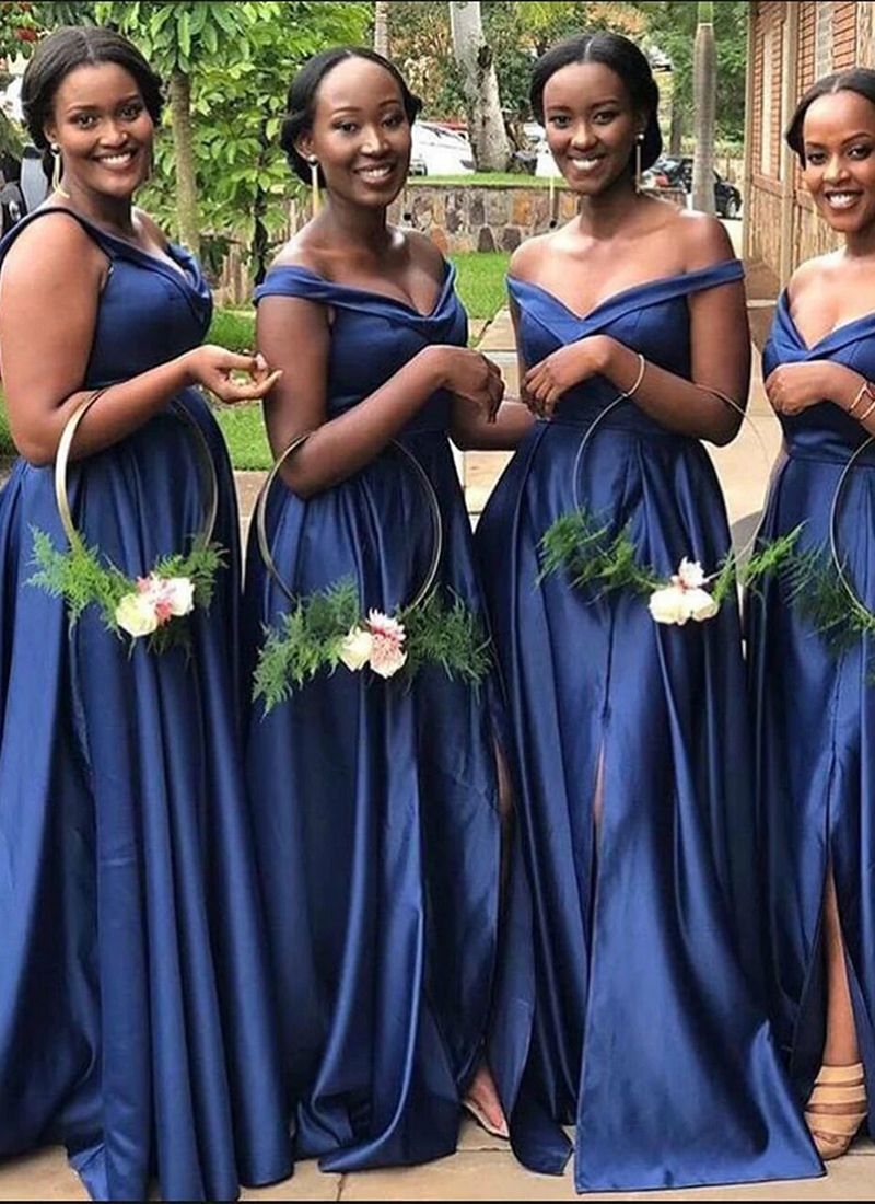 Vintage Pale Blue Bridesmaid Dresses