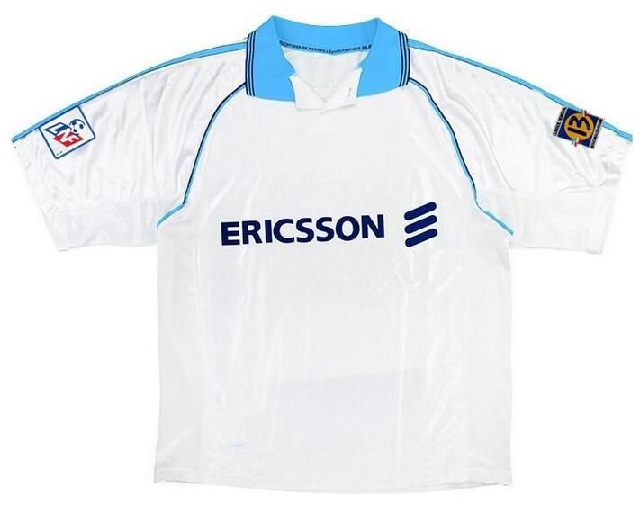 ₩19,296에서 Marseilles Ribery Ravanelli Nasri Retro 축구 유니폼 1990 1991 1992 ...