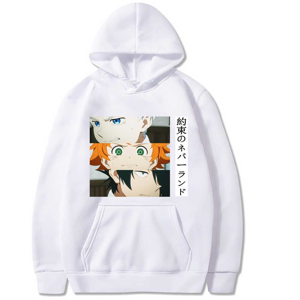 Anime The Promised Neverland Emma Eyes Hoodies Fashion Men Women ...
