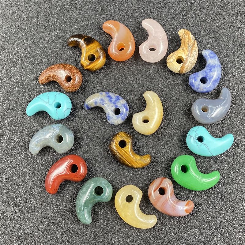 Wholesale Charms At $1.02, Get Eight Diagram Comma Shape Natural Stone ...