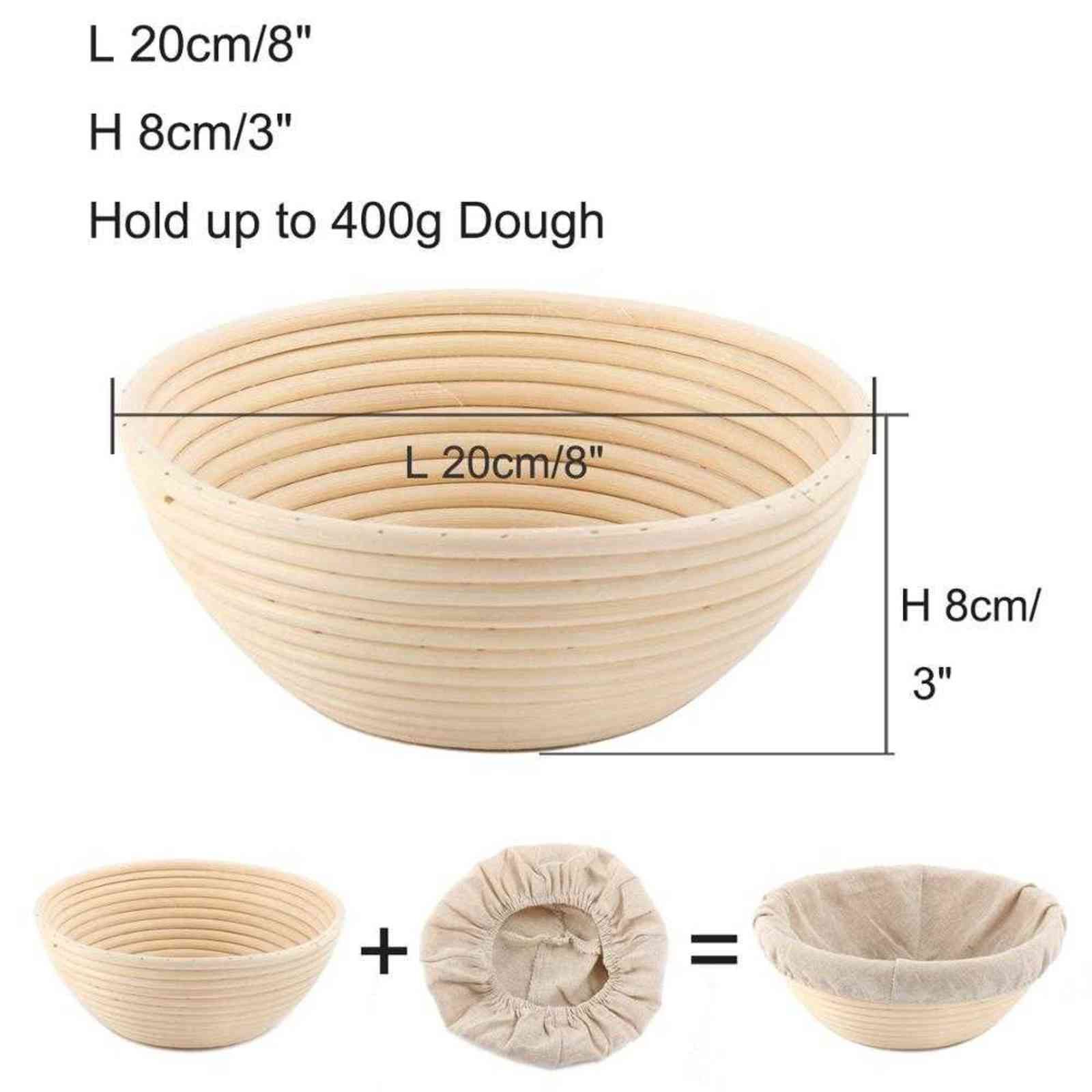 Round Oval Rattan Bread Proofing Basket Bread Wooden Molds For Baking ...