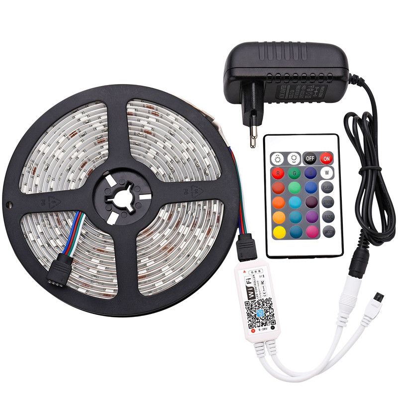 WIFI LED Strip Waterproof 5M 15M 20M RGB Leds Strips Light 5050 Rgbw ...