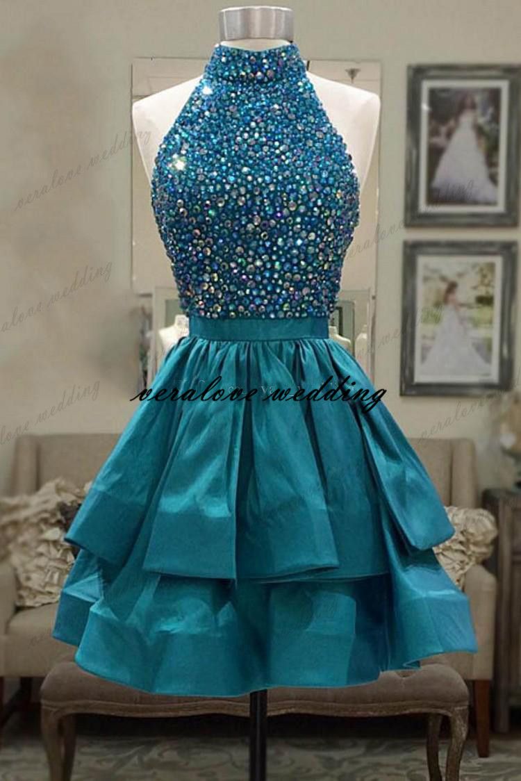 Short Turquoise Prom Dresses