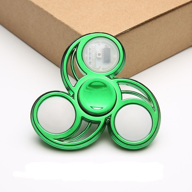 LED LED LIGHT Fidget Spinner Hand Top De La Mano EDC Fignet Spinder ...