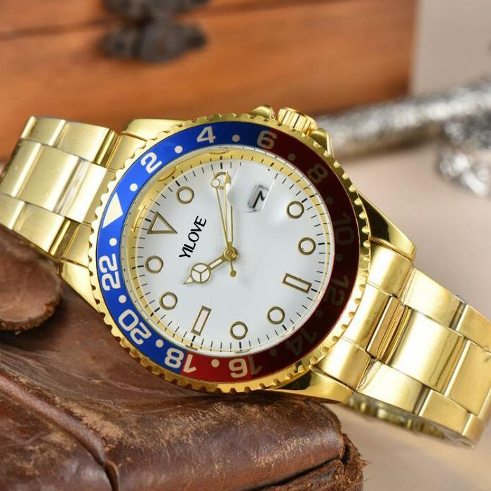 Personalized Trend Color Matching Case Watch Mens Business Simple ...