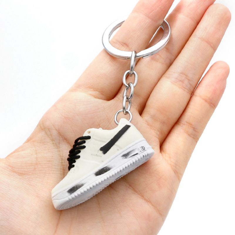 Classic Mini Basketball Shoe Keychain Stereoscopic Sneaker Key Chain ...