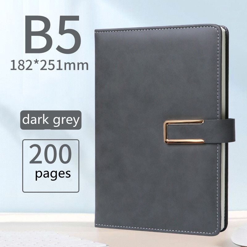 Wholesale A5 B5 Journal Notebook PU Leather Cover Notepads Magnetic ...