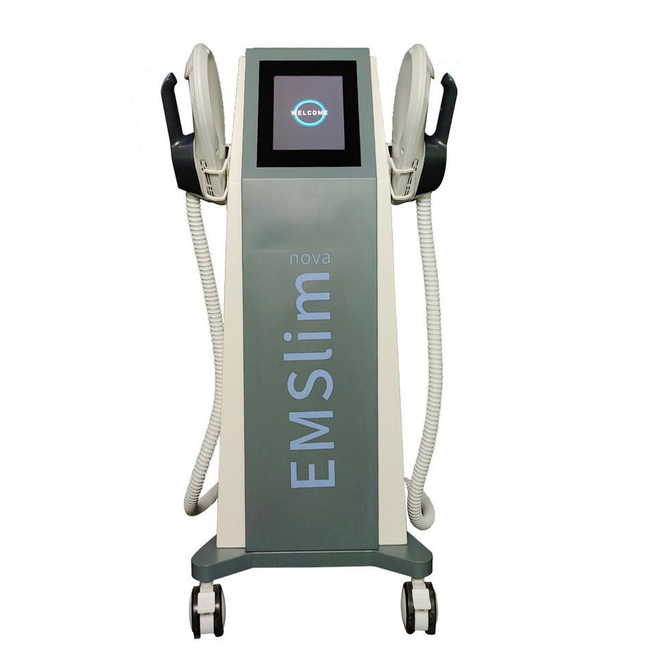 ₩797557에서 Hiemt Nova Ems 신체 조각 근육 자극 4 핸들 슬림 Emslim 기계 비 침습성 지방 연소 및 근육 훈련 엉덩이 리프트 슬리밍 살롱 사용 기기
