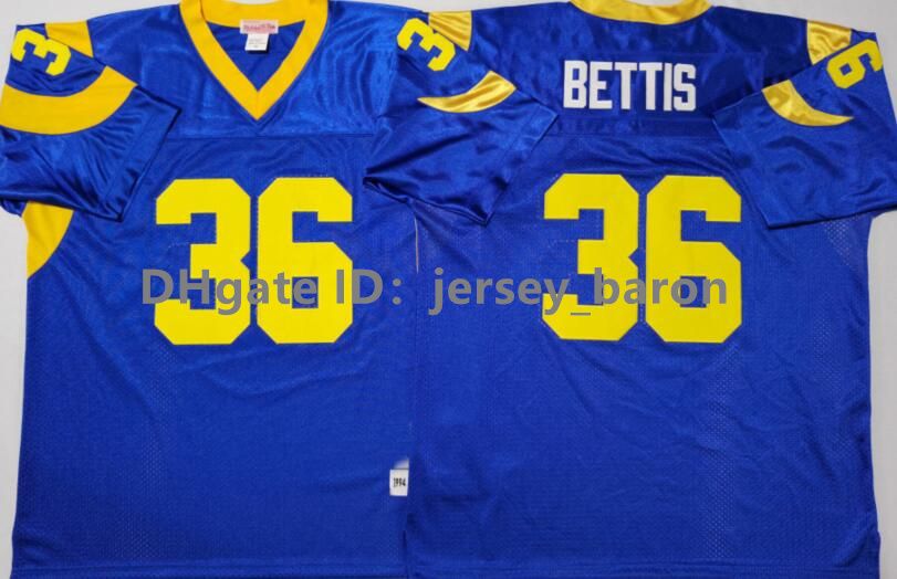 Throwback Football Jersey Eric Dickerson Kurt Warner Marshall Faulk ...