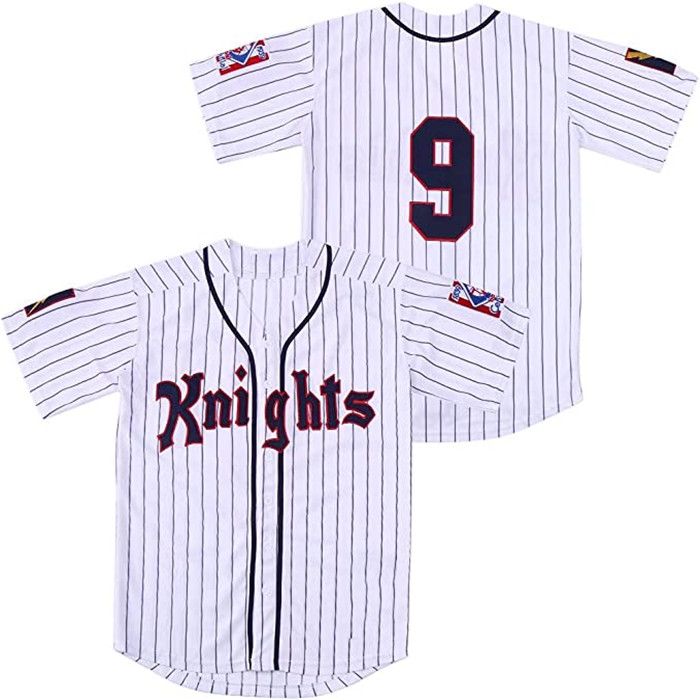 Men Movie Baseball Jerseys Milwaukee Beers 17 Doug Remer 44 Joe COOP ...