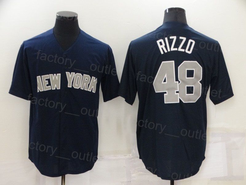 Men City Connect Baseball 48 Anthony Rizzo Jersey 4 Lou Gehrig 42 ...