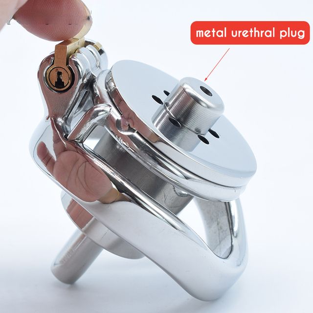 Chastity Devices Sissy Inverted Plugged Chastity Cage Device With ...