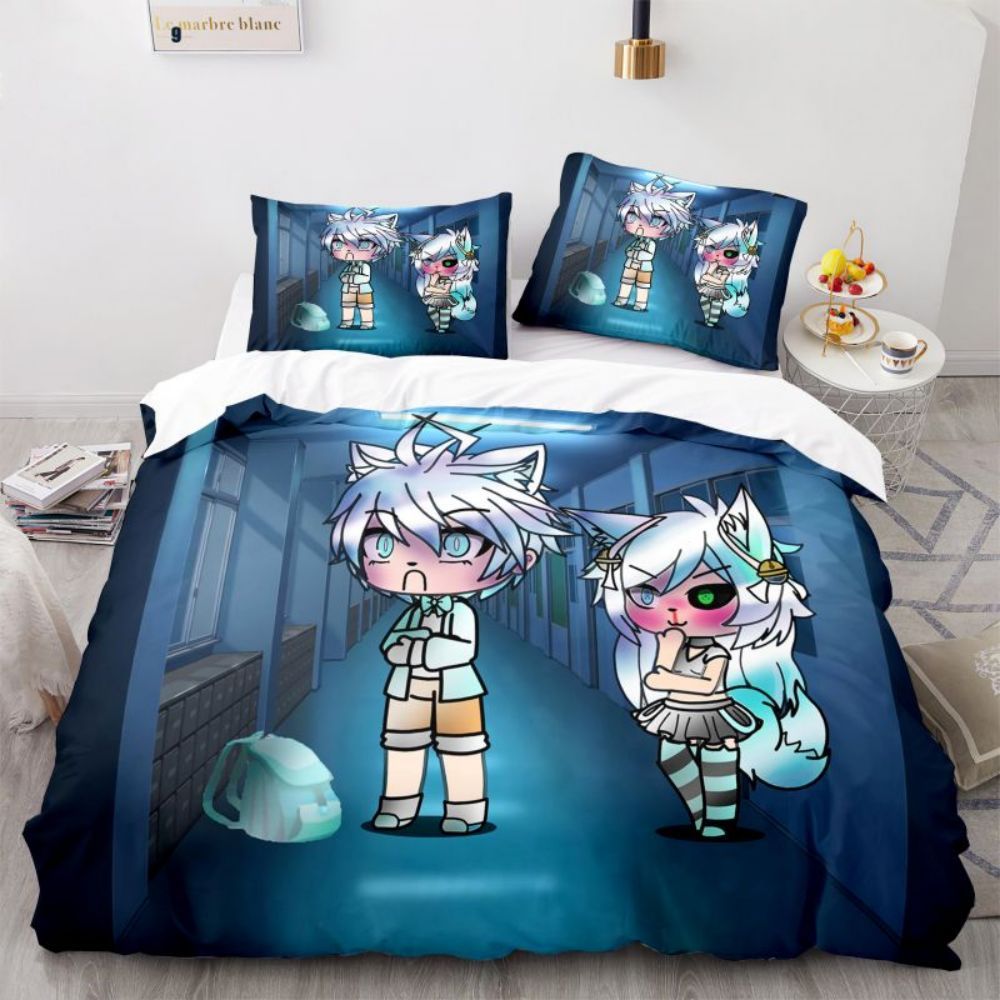 Wholesale Anime Cartoon Bedding Sets Gacha Life 3D Printing Adult Kids ...