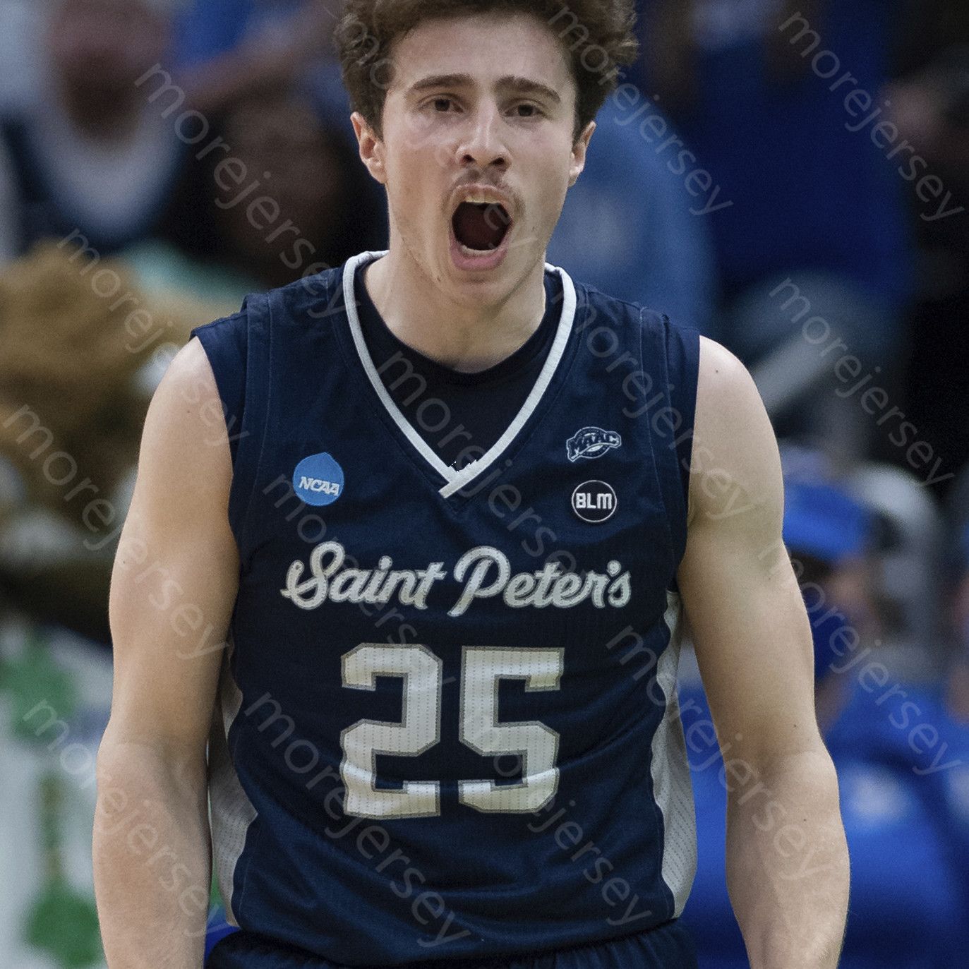 St. Peters Peters Peacocks Basketball Jersey NCAA College Daryl Banks ...