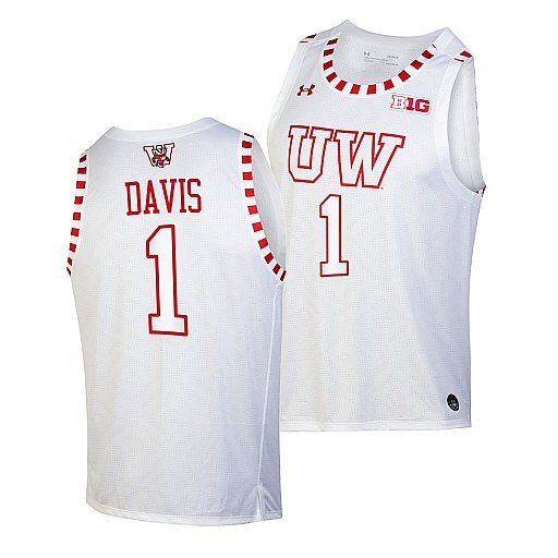 Printed Johnny Davis Jersey Ousmane Dieng Jalen Williams Jerseys NCAA ...