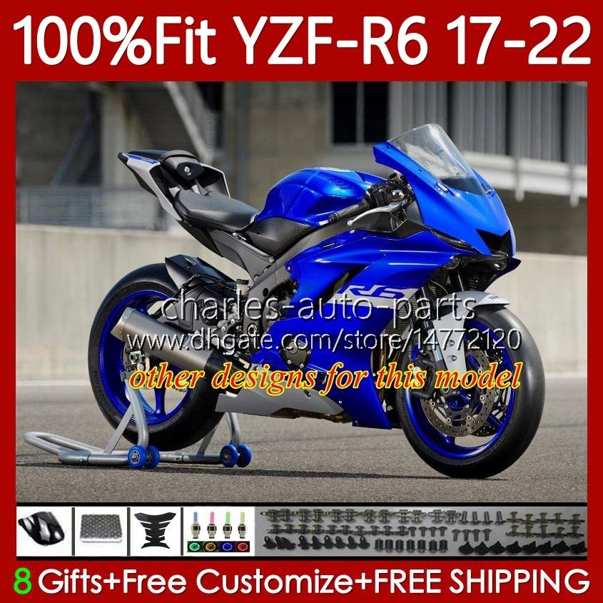 Yamaha R6 Blue 2022