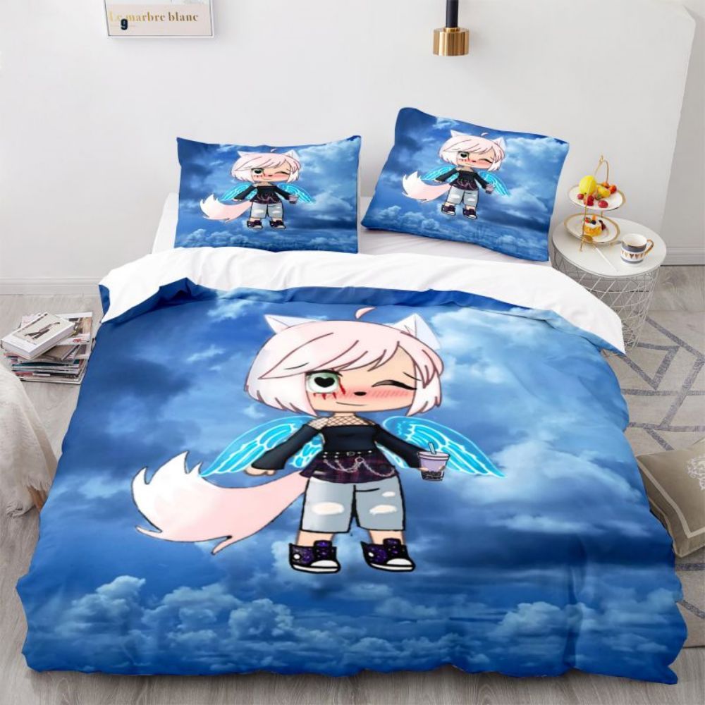 Wholesale Anime Cartoon Bedding Sets Gacha Life 3D Printing Adult Kids ...