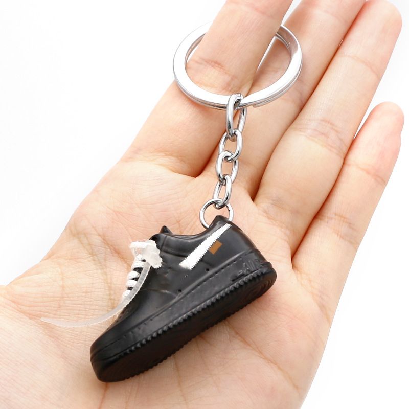 Classic Mini Basketball Shoe Keychain Stereoscopic Sneaker Key Chain ...