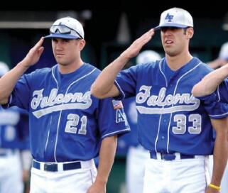 NCAA Custom Stitched AF Falcons Baseball Jersey KJ Randhawa 1 Jay ...