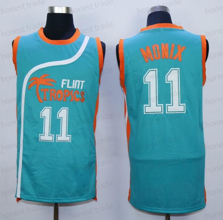 33 Jackie Moon Mens Semi Pro Movie Flint Tropics #69 Downtown Jersey ...
