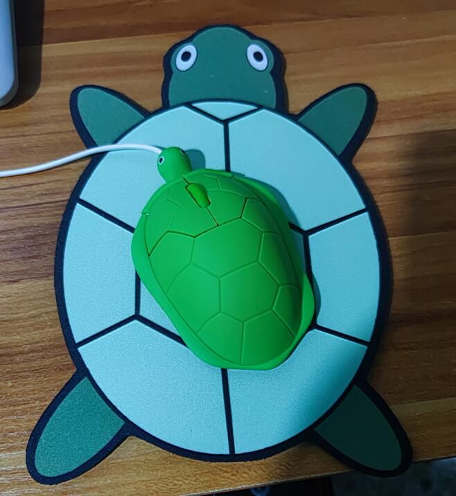 Mini Wired Mouse Cute Cartoon Mice Turtle Shape Animal Design Tortoise ...