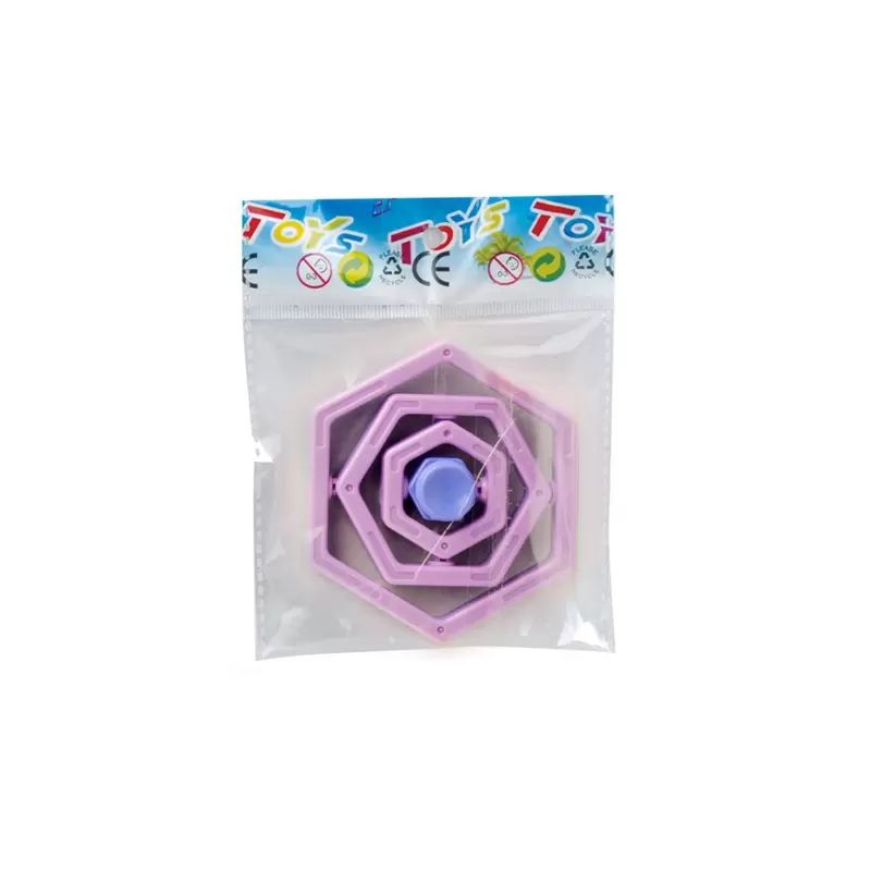 Fidget Toys New Hexagonal 3D Infinite Turnover Gyro Creative ...