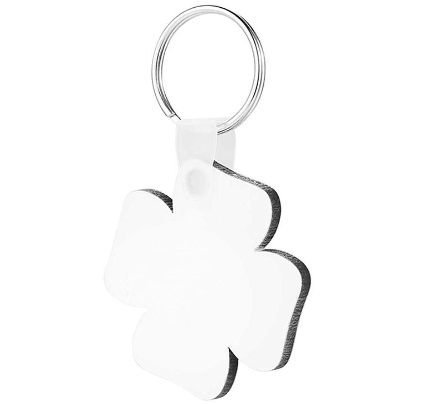 Sublimation Blank Keychain MDF Wooden Pendant Thermal Transfer Double ...