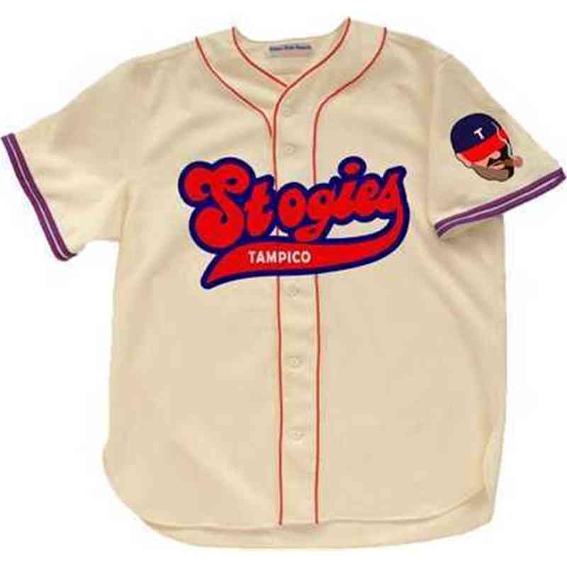 Xflsp Tampico Stogies 1957 Home Baseball Jersey White Color Men Lady ...