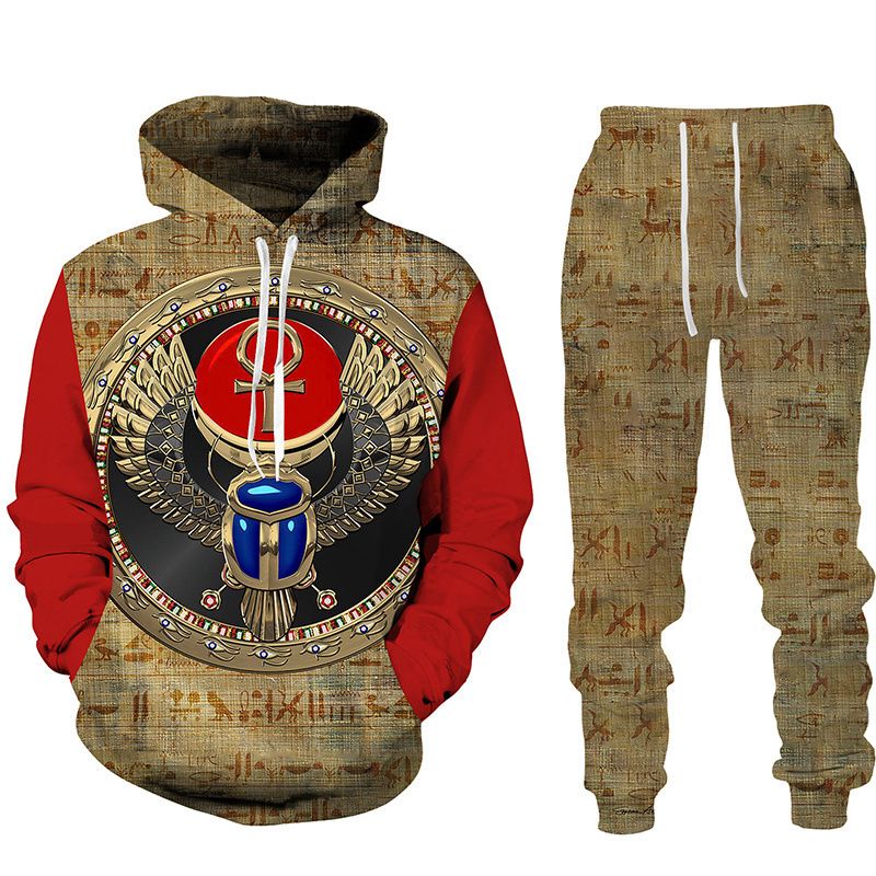 Horus Egyptian God Eye Of Egypt Pharaoh Anubis Hoodie Tracksuit Men ...