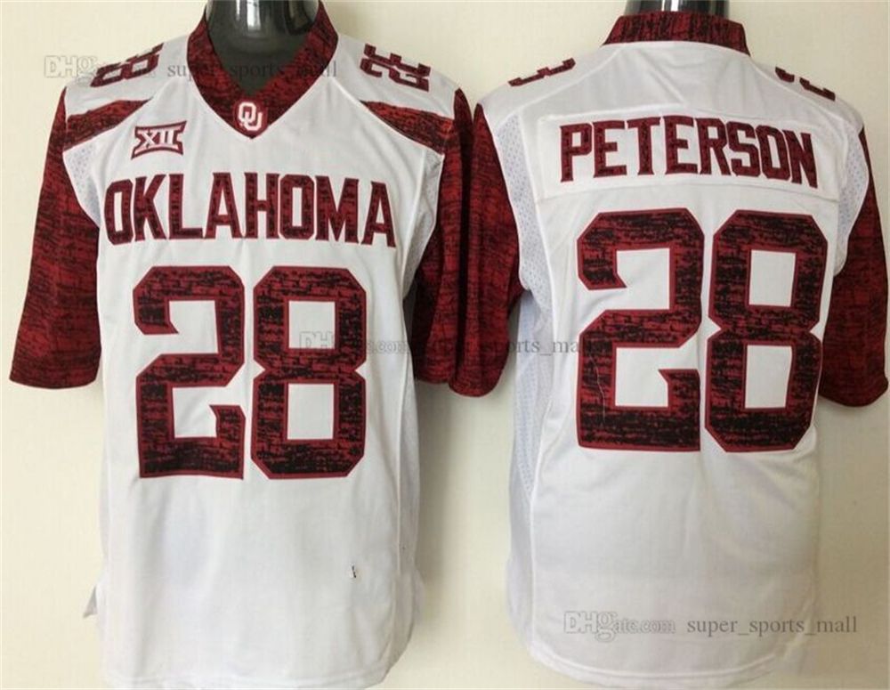 NCAA Oklahoma Sooners College Football Jerseys 44 Brian Bosworth 28 ...