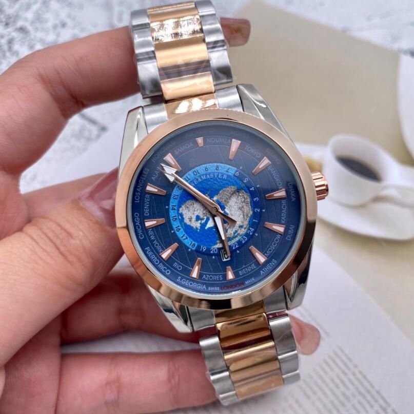 High Quality Mens Earth Gift Skeleton Face Watch 40mm Quartz Movement ...